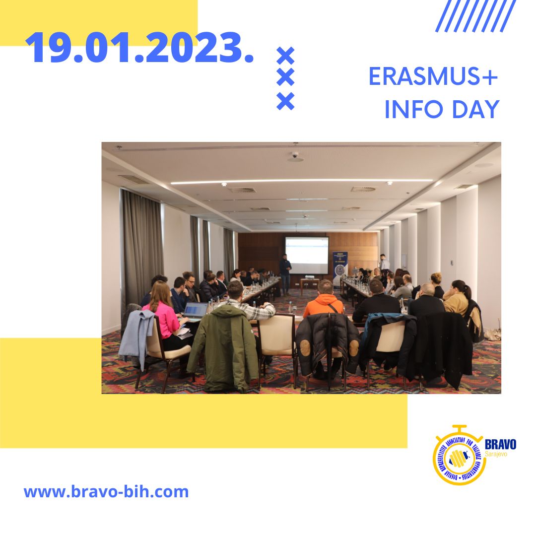 Erasmus+ Youth INFO DAN, 19.01.2023 - Sarajevo, Bosna i Hercegovina - BRAVO BiH