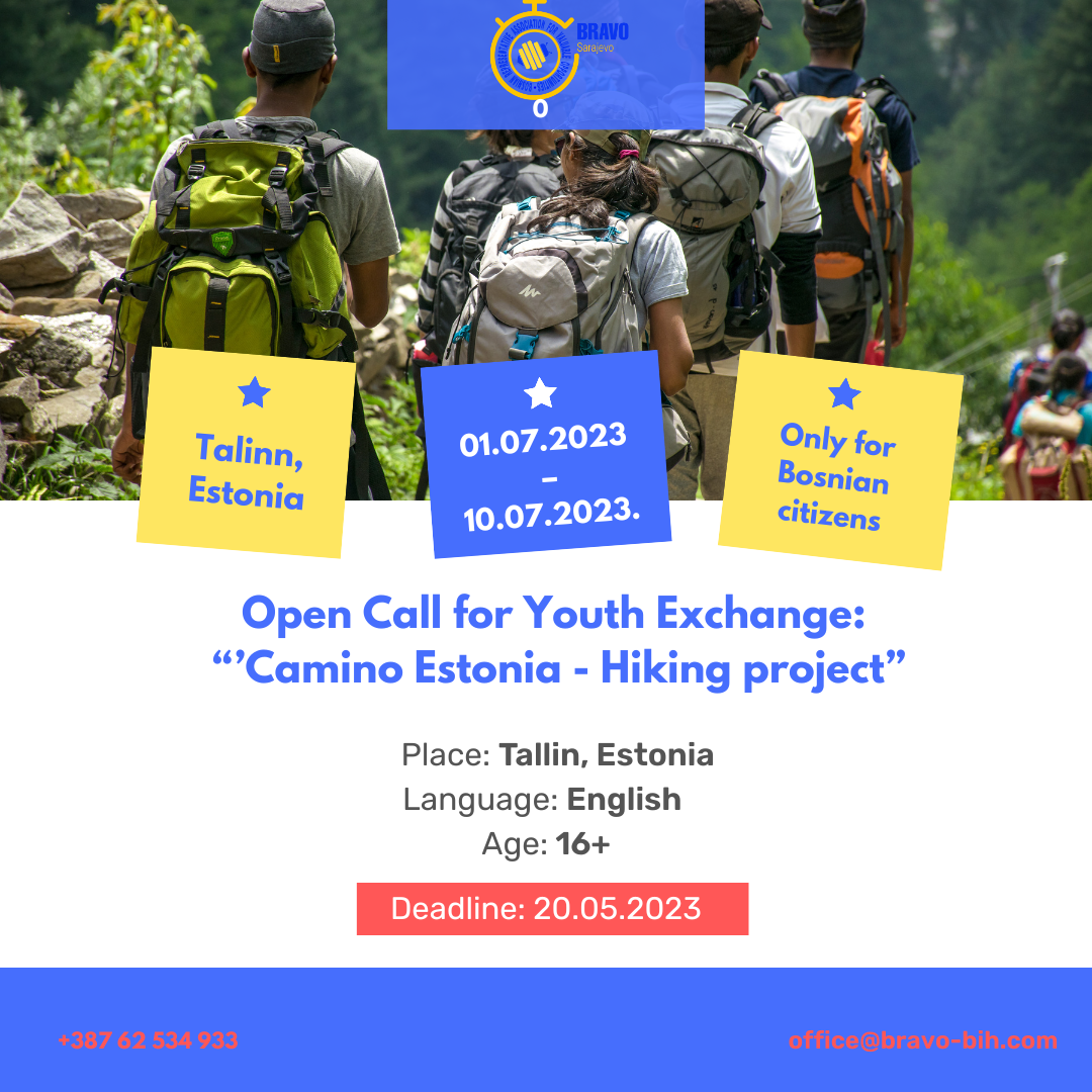 Open Call for 5 Participants Youth Exchange ‘’Camino Estonia’’ – Hiking ...
