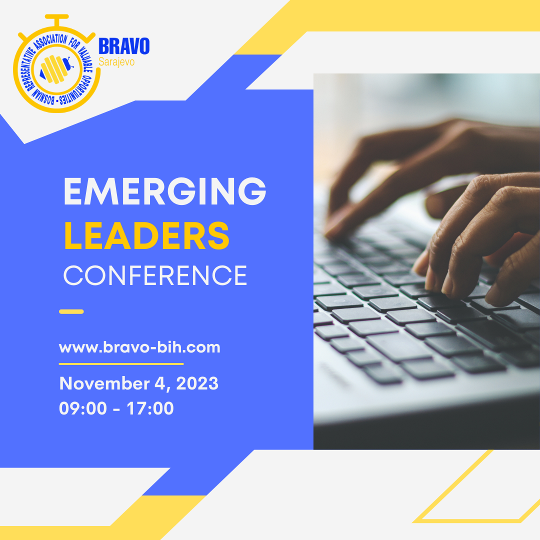 Open call for virtual conference ''Emerging Leaders'' - BRAVO BiH